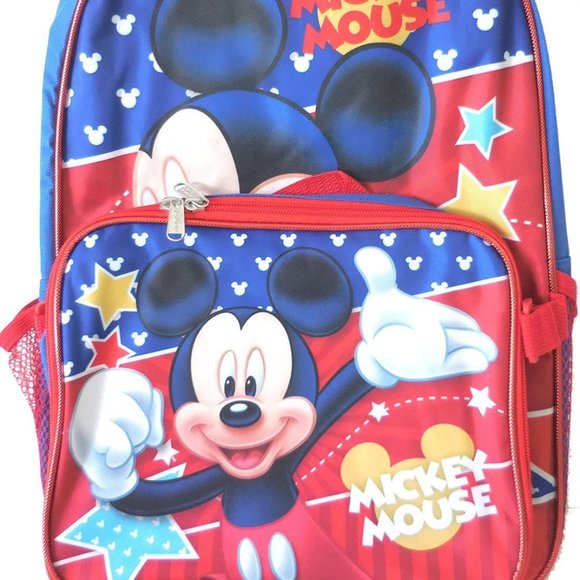 Accessories | Mickey Mouse Large Backpack With Detachable Lunch | Poshmark